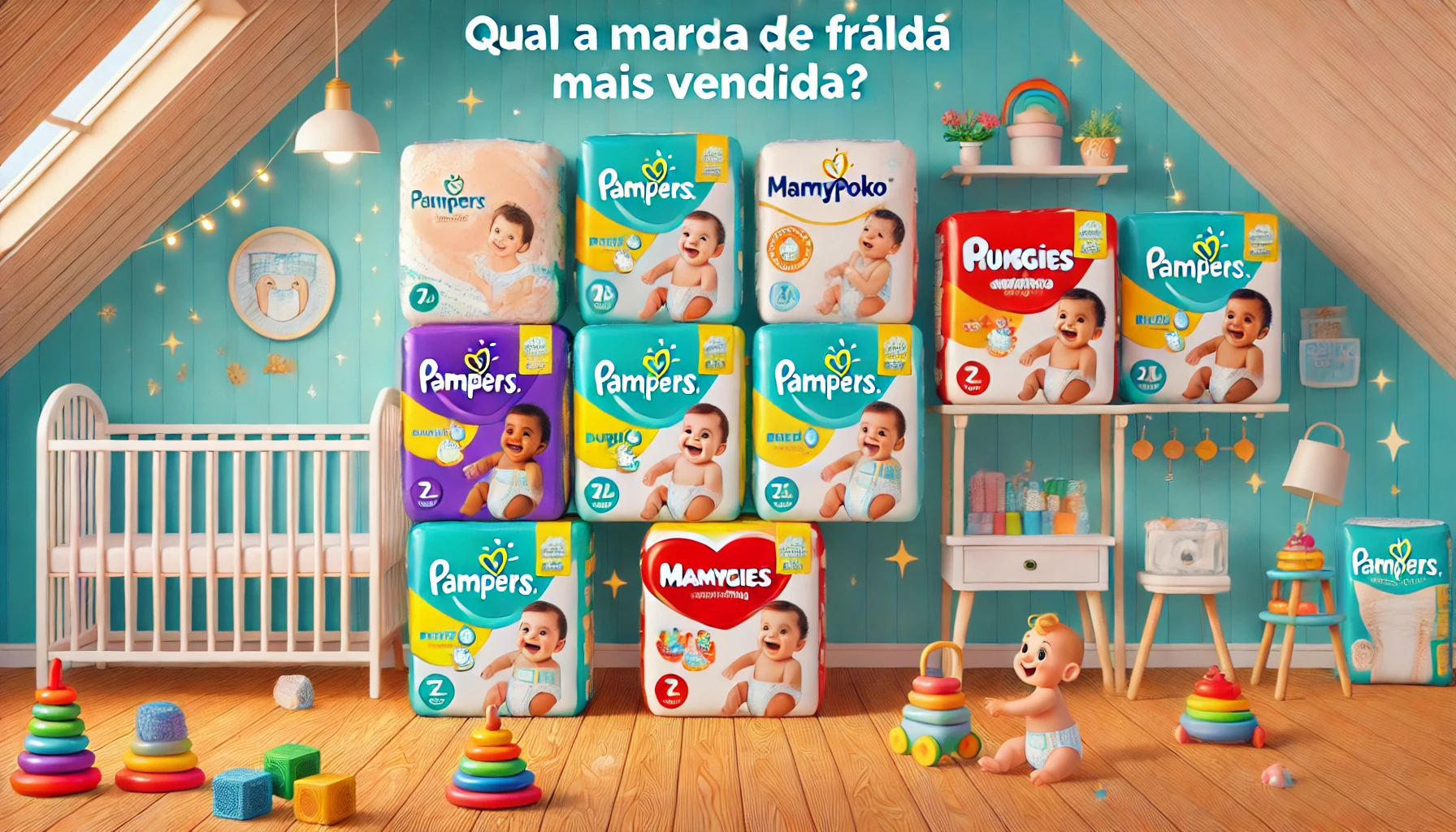 Qual a Marca de Fralda Mais Vendida? Guia Completo!